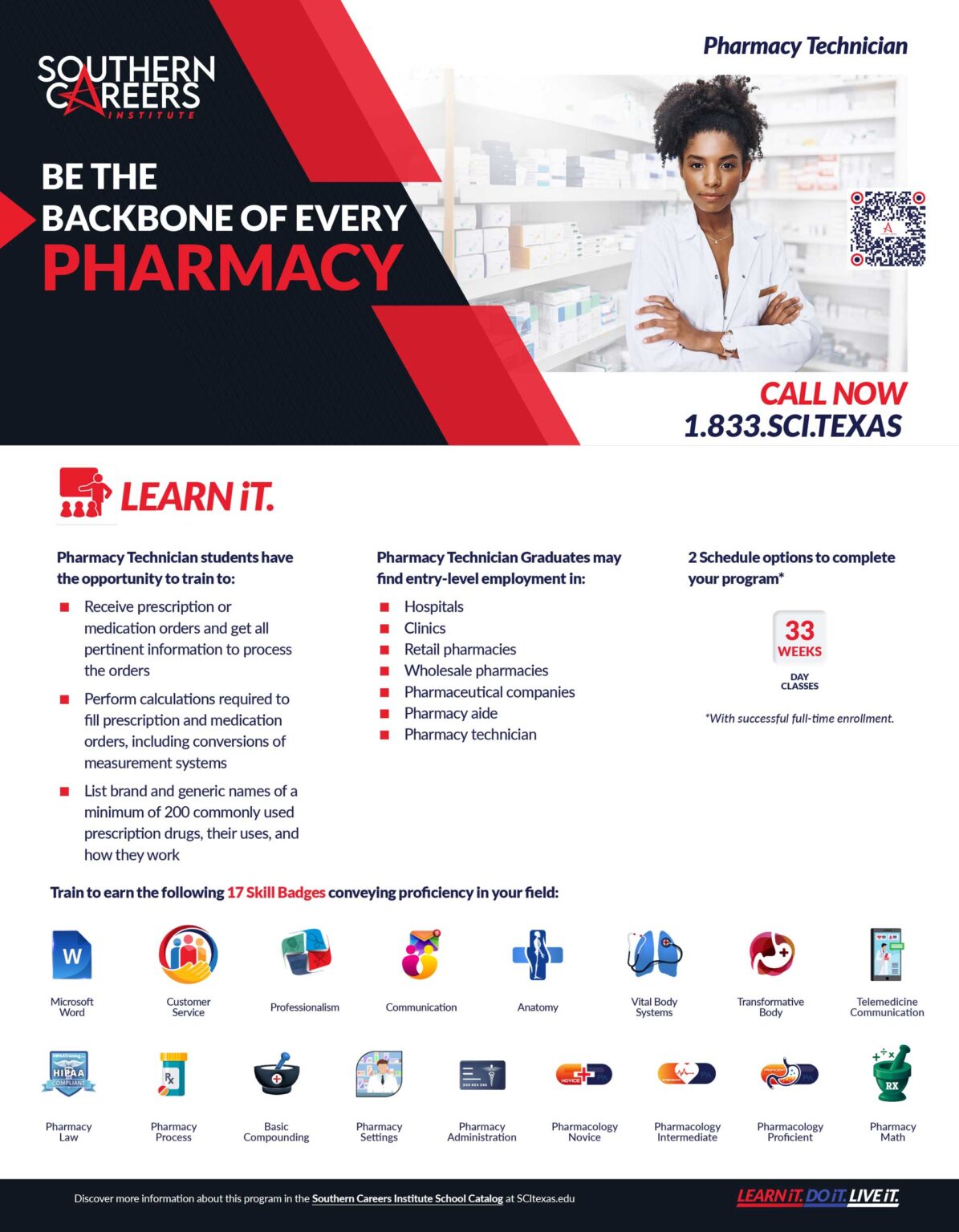 Pharmacy Technician Slick - SCI