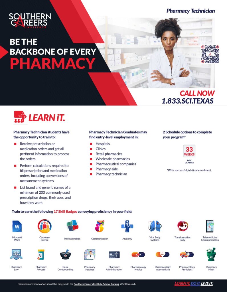 Pharmacy Technician Slick - SCI