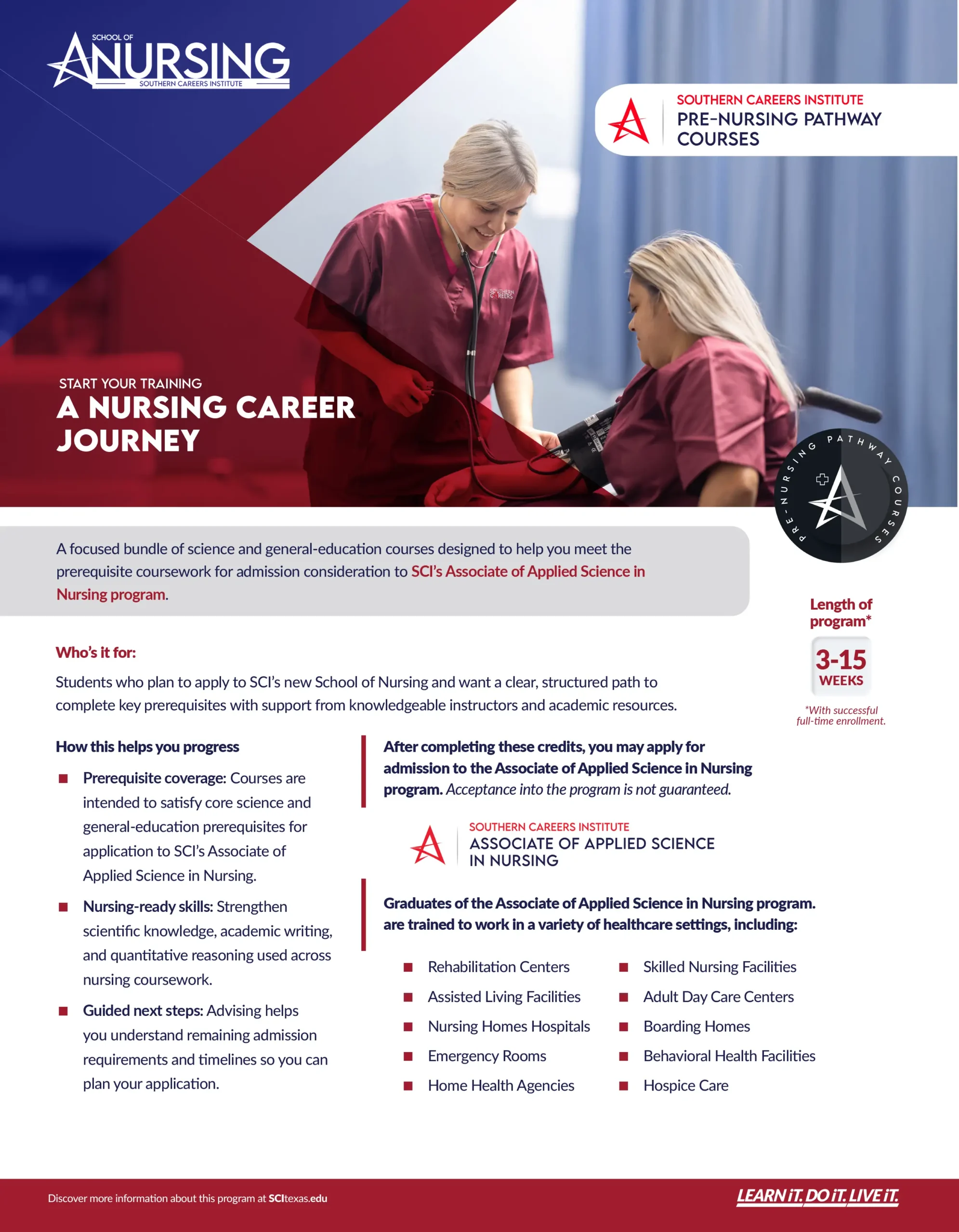 Pre-Nursing Pathway - SCI